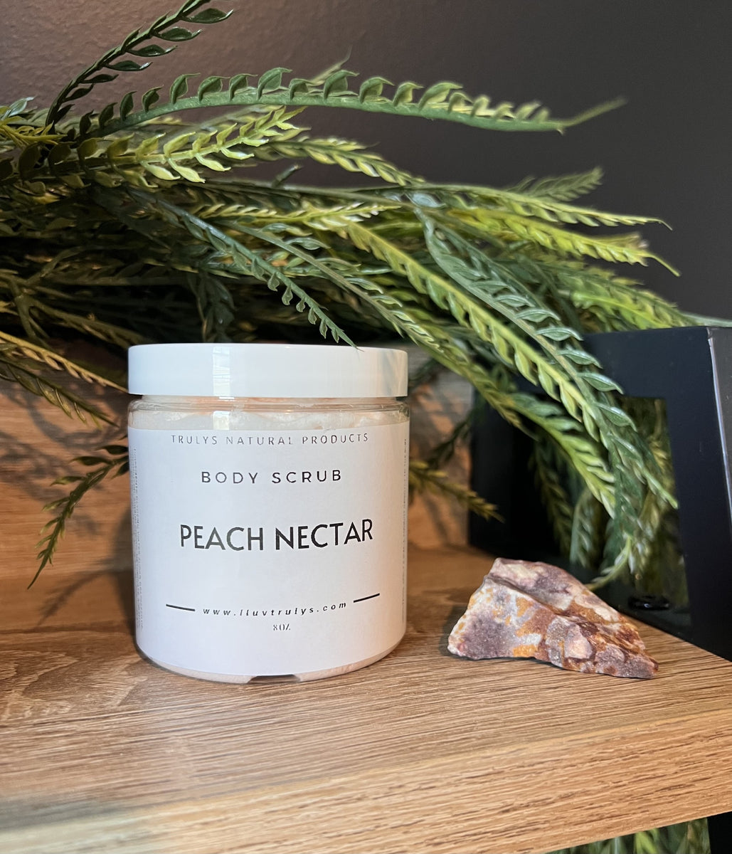 Peach Nectar Body Scrub – Truly's Natural Products