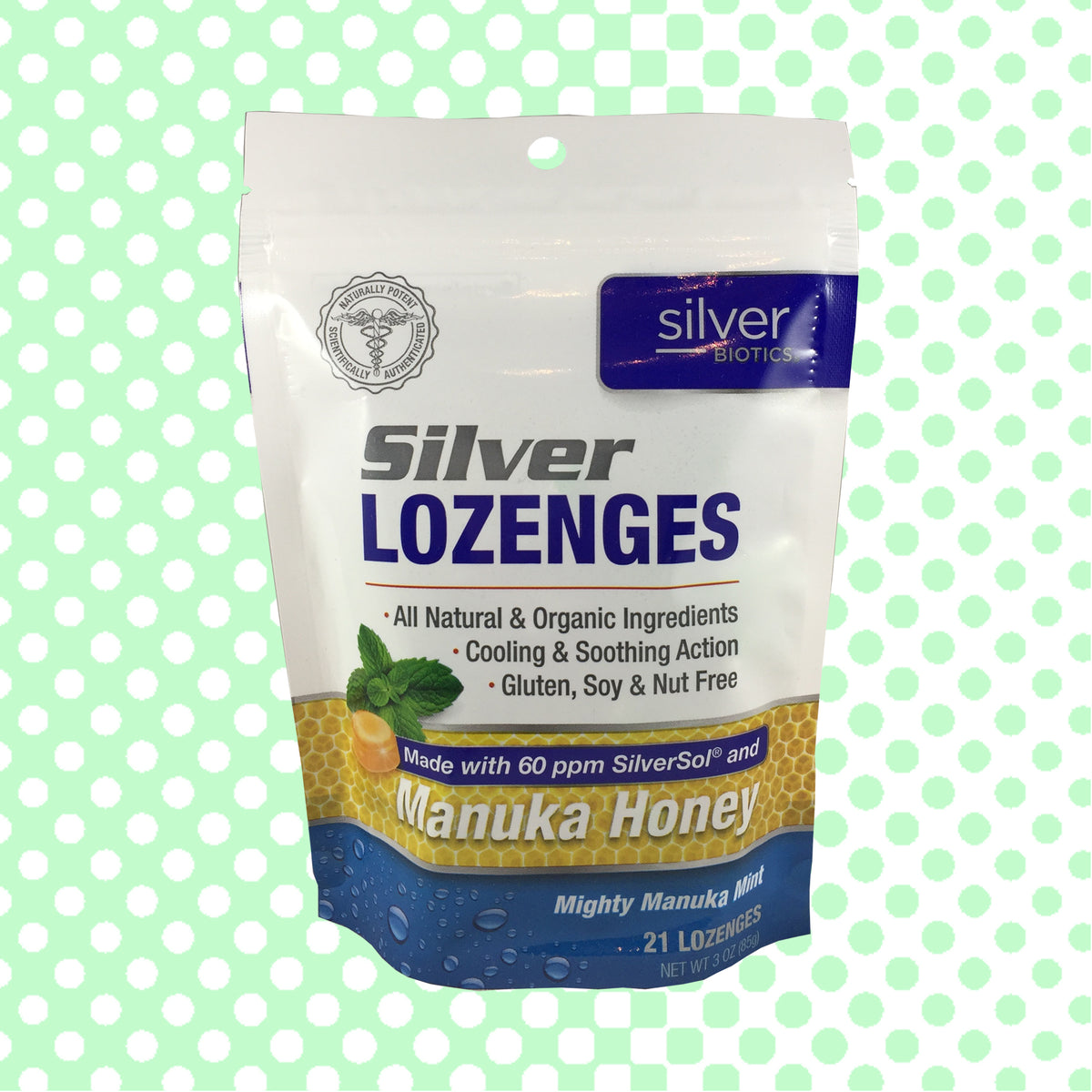 Silver Lozenges with Manuka Honey – Truly's Natural Products