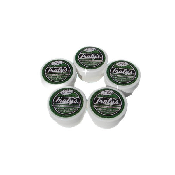 5 Pack, Truly's Natural Deodorant Samples – Truly's Natural Products